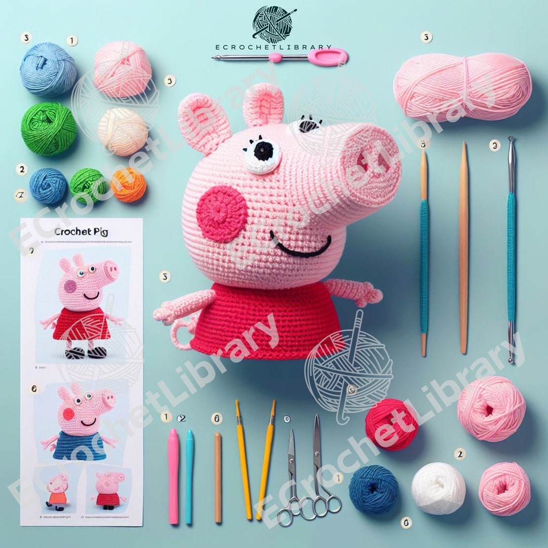 Explore Our Adorable Crochet Poppy Pig Pattern Handcrafted With Love ...