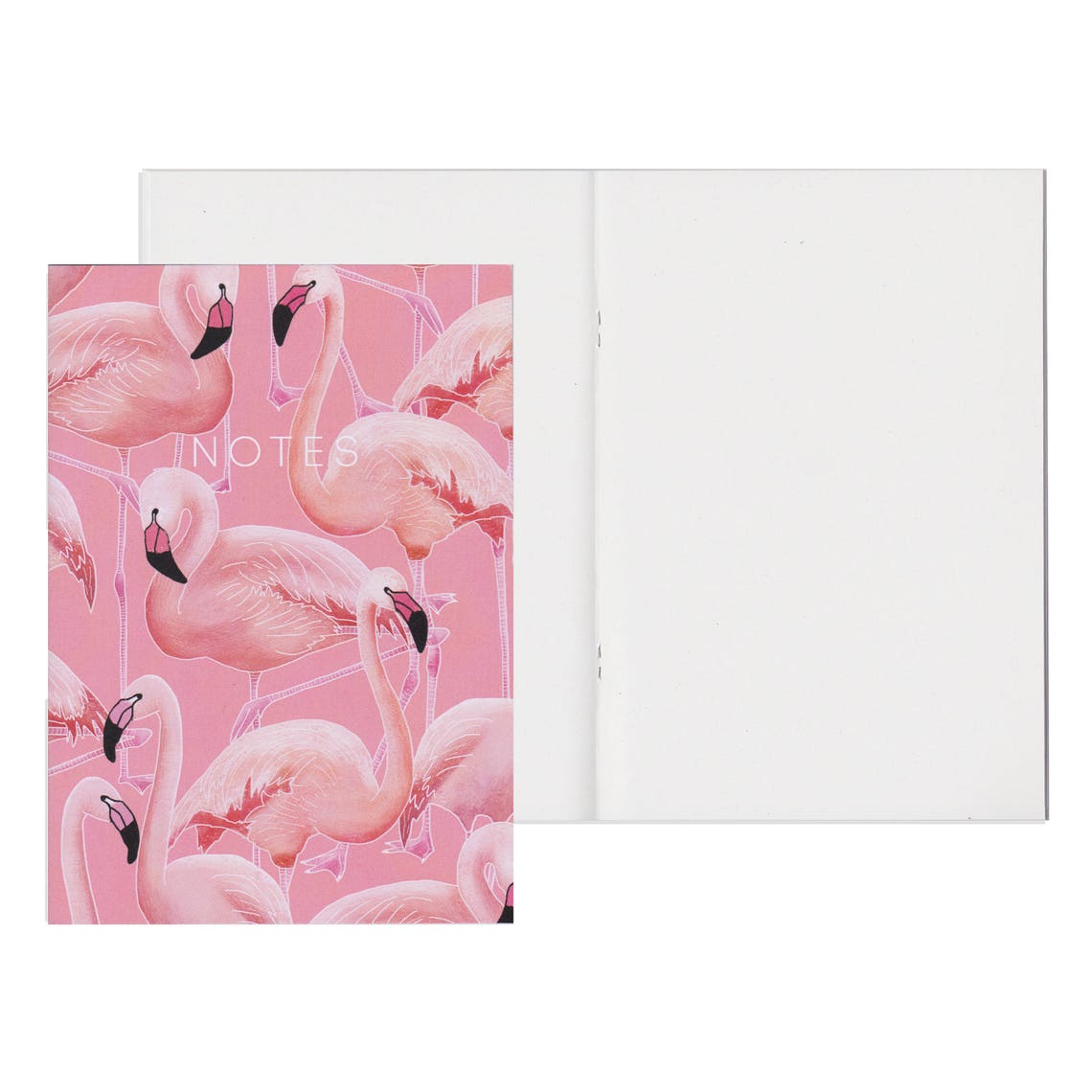 A6 Mini Notebook Pink Flamingos Decorated with a fun | Etsy