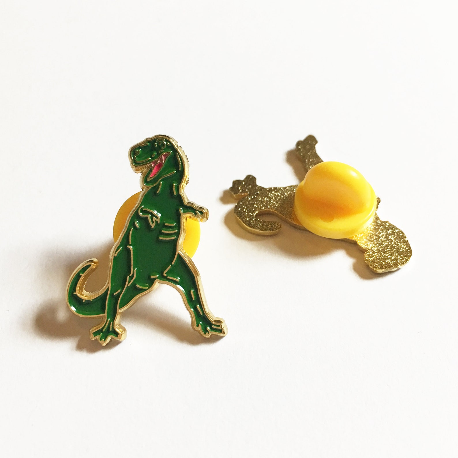 T Rex Enamel Pin Badge | Etsy