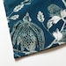 Emperor's Garden cobalt Tea Towel - Etsy