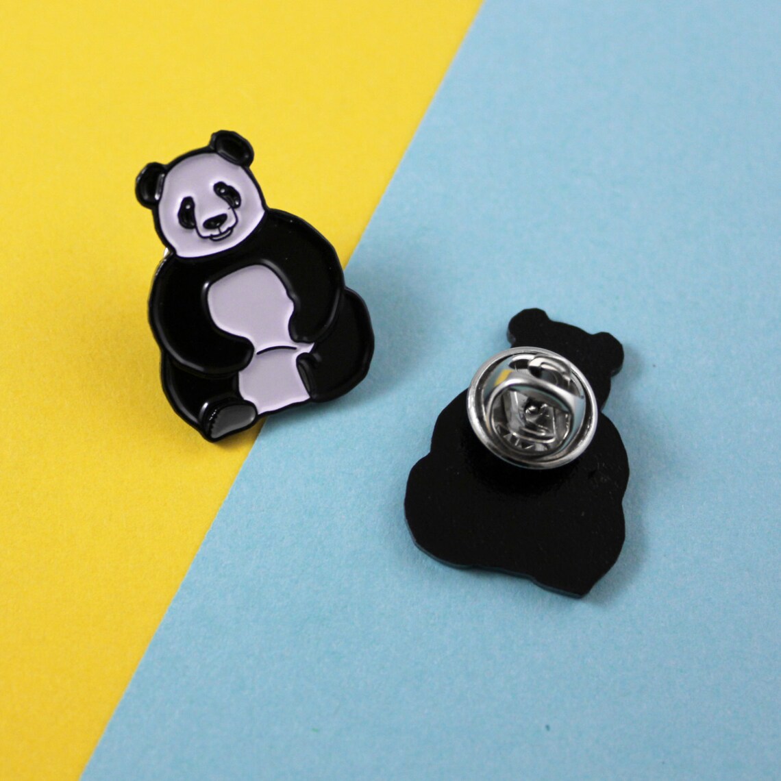 Panda Enamel Pin Badge | Etsy