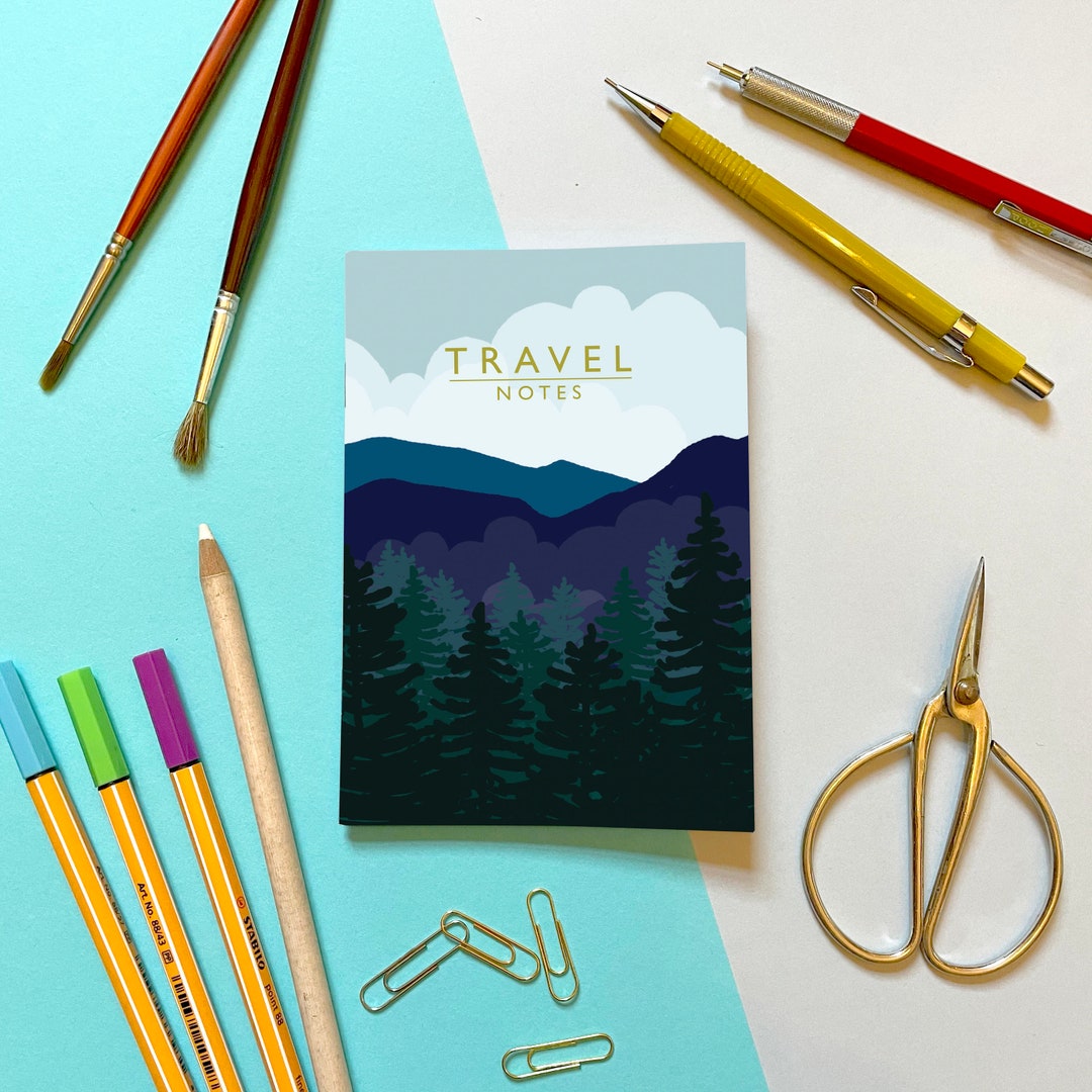A6 Mini Notebook - Travel Notes - Etsy