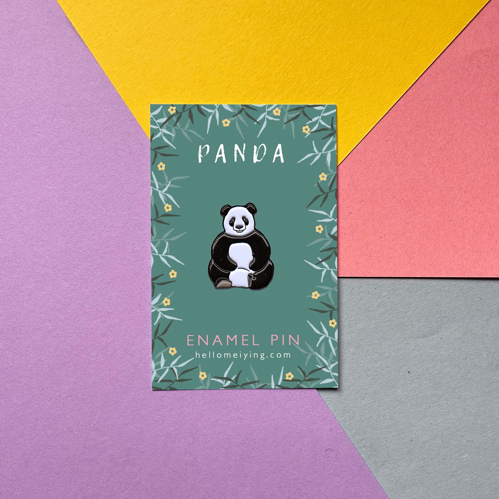 Panda Enamel Pin Badge - Etsy