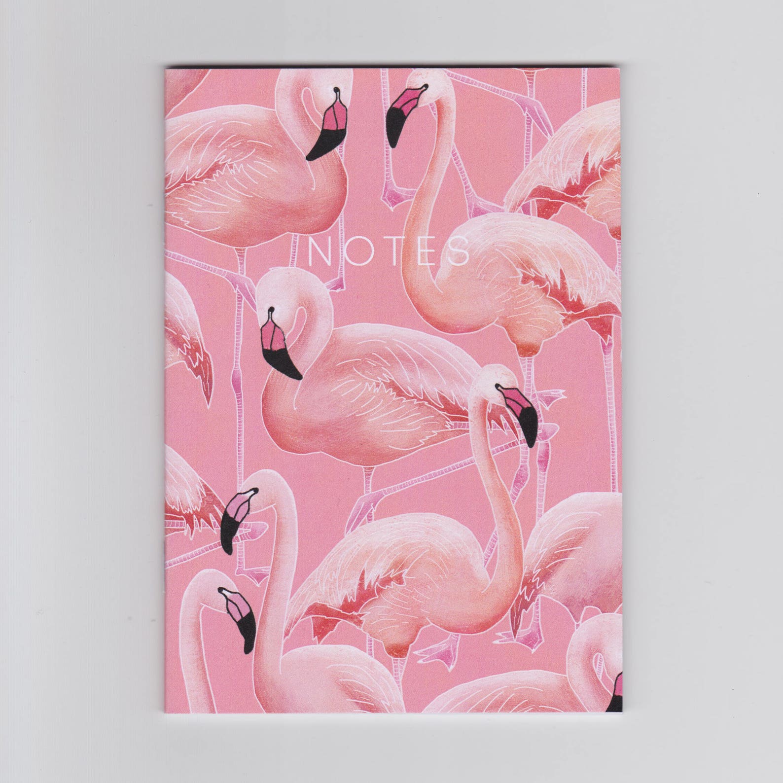 A6 Mini Notebook Pink Flamingos Decorated with a fun | Etsy