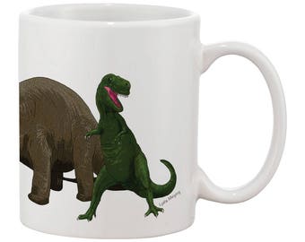 Dinosaur Mug - Etsy
