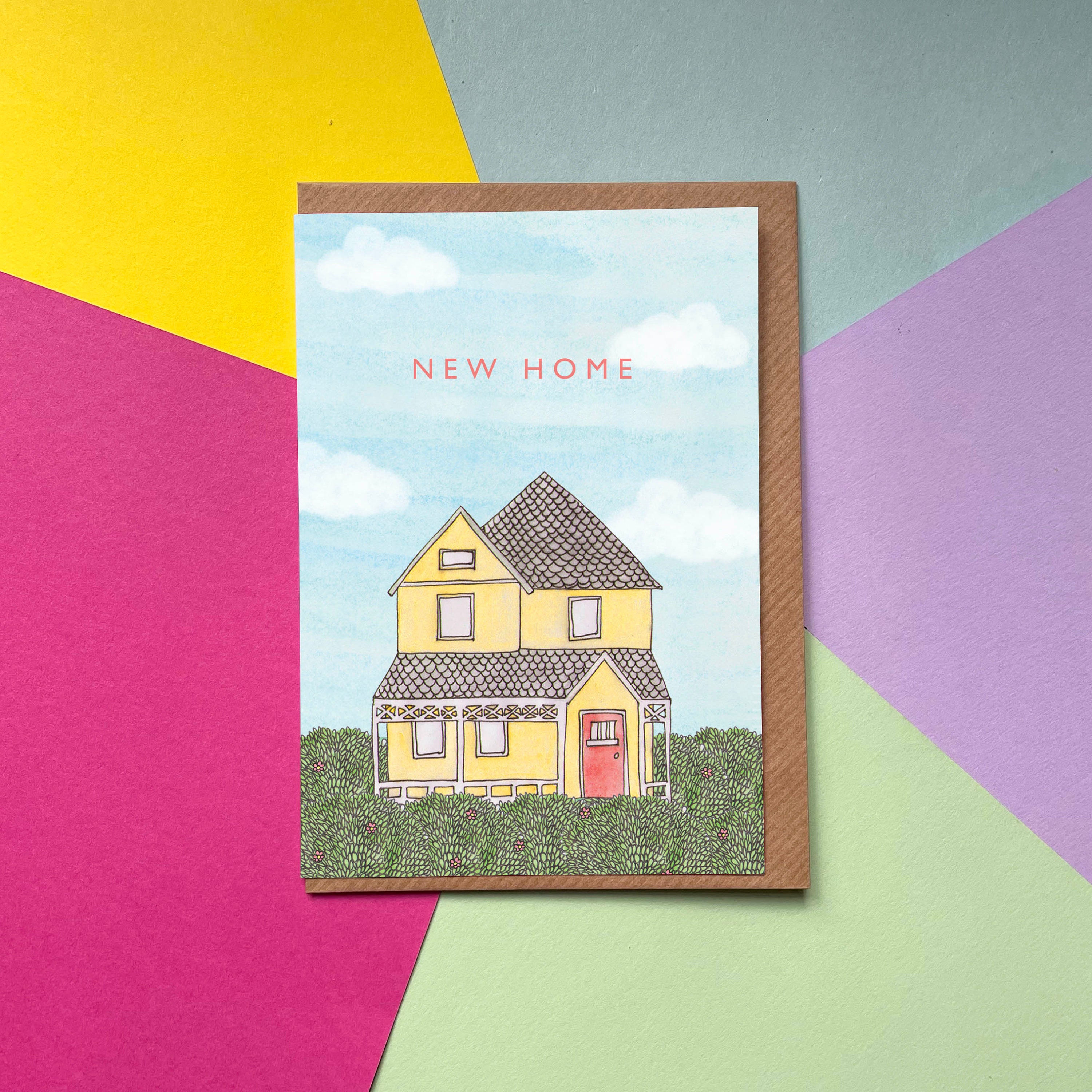 Nuevo hogar / Tarjeta de felicitación | Etsy