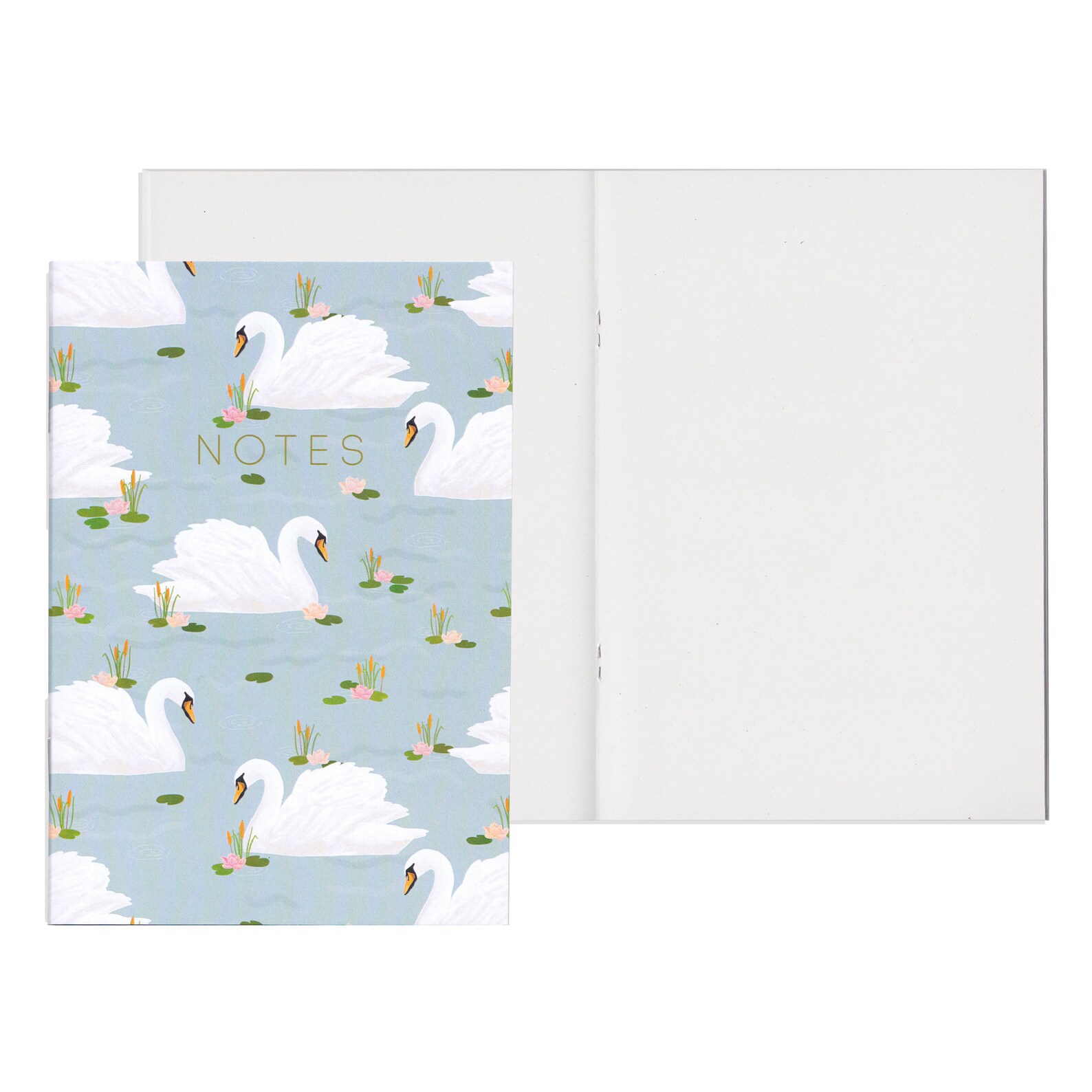 A6 Mini Notebook Blue Swan | Etsy