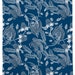 Emperor's Garden cobalt Tea Towel - Etsy