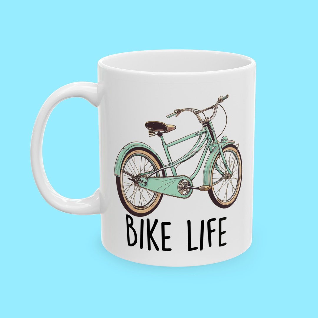Bike Life Cycling Gift. Cycling Mug. Mountain Bike Gift. Biking Mug ...