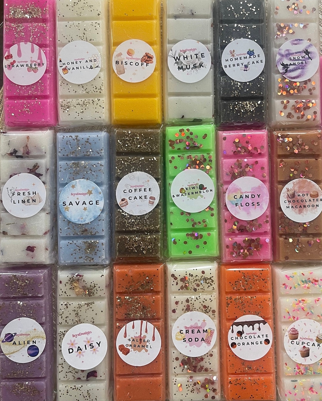 Wax Melts Snap Bars Melts Highly Scented Vegan Friendly Gift for Her Birthday Gift Snapbar ...