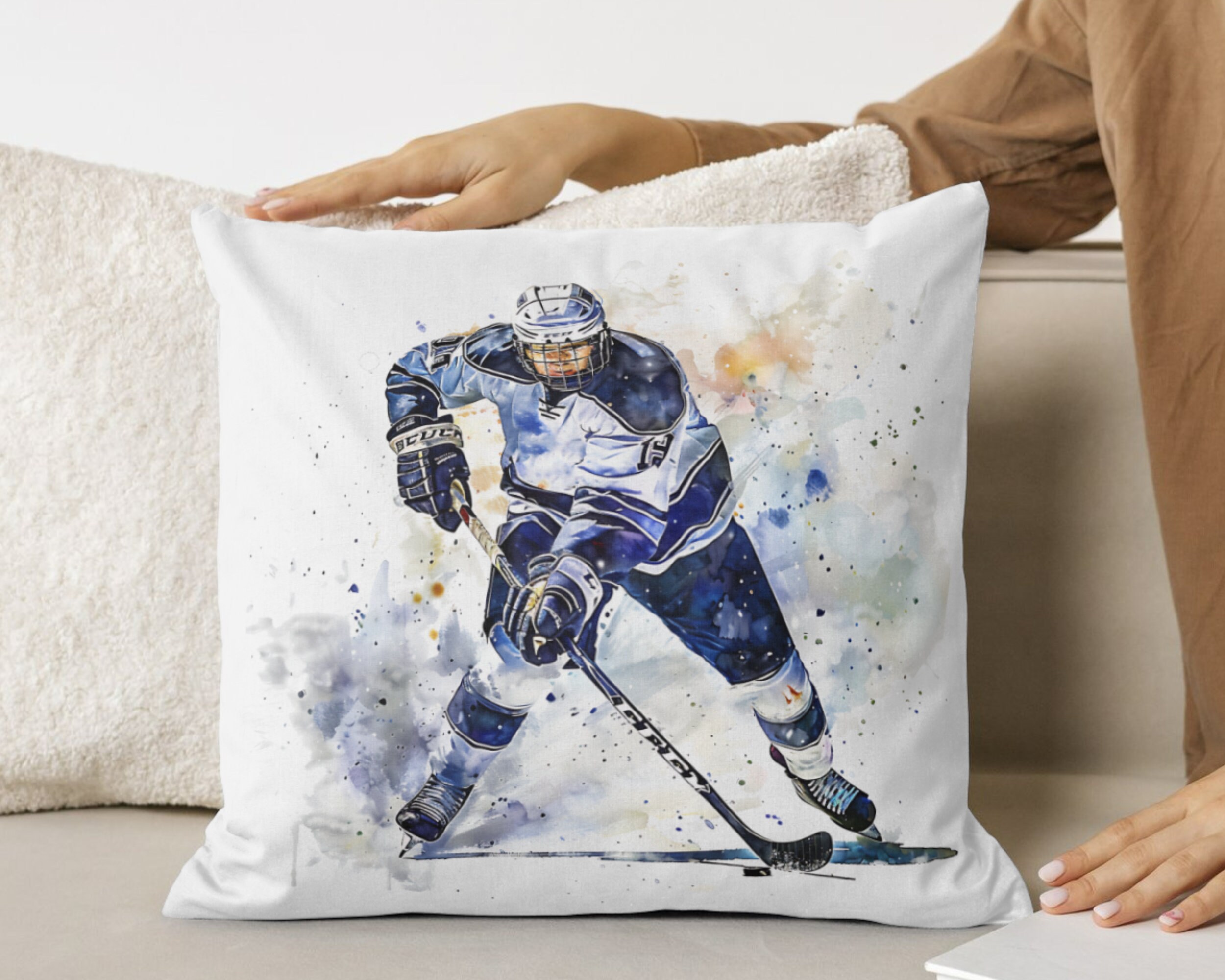 Hockey Elegant Watercolor Clipart High-quality SVG Designs, Versatile ...