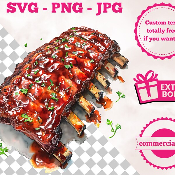 Bbq Ribs Svg - Etsy