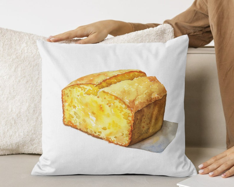 Delicious Cornbread Customizable Watercolor SVG Clipart Hand-painted ...