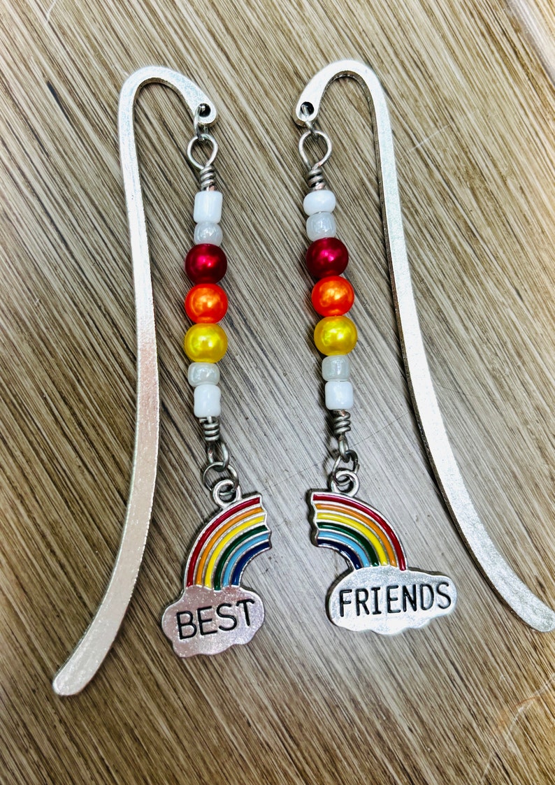 Best Friends Hook Bookmarks for You and Your Bestie. Best Friends ...