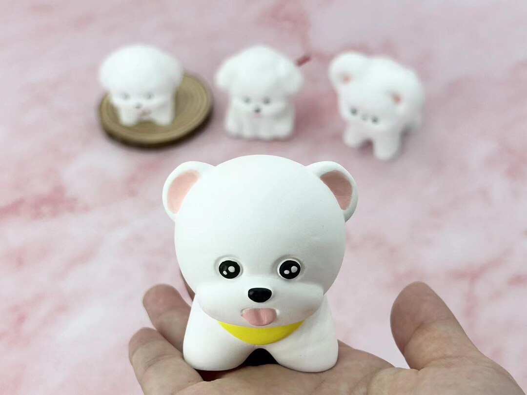 Mini Dog Figurine Dashboard Ornament Car Interior Decoration, Cute ...