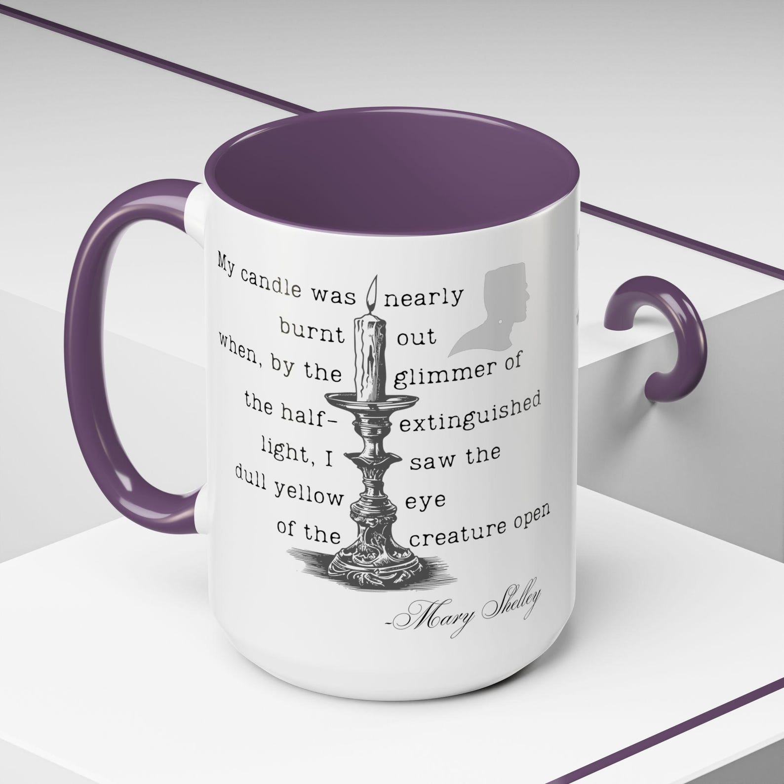 Frankenstein Coffee Mug: Mary Shelley Quote, Gothic Horror Gift - Etsy