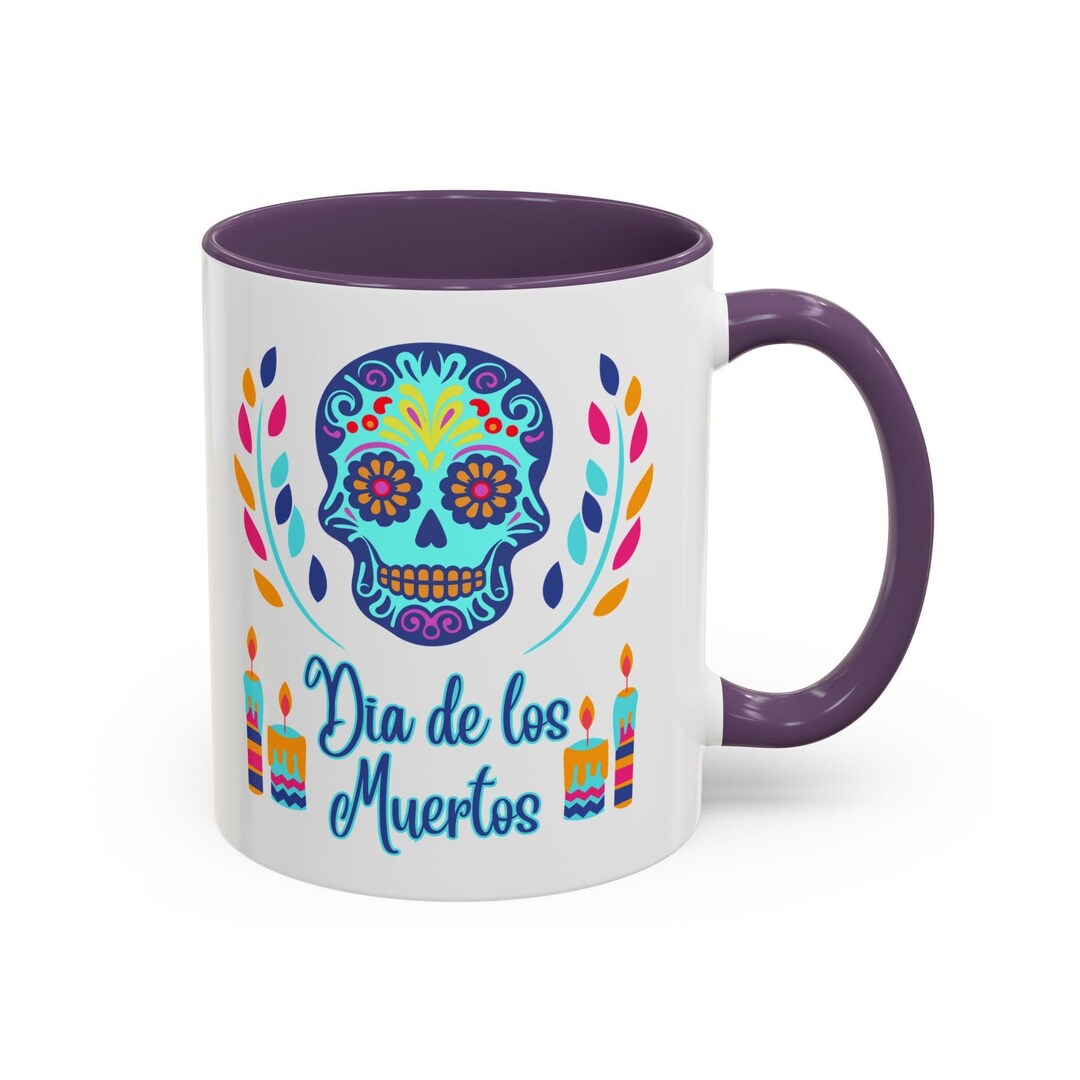 Dio De Los Muertos Mug, Candy Skull Graphic, Day of the Dead Gift, Gift ...