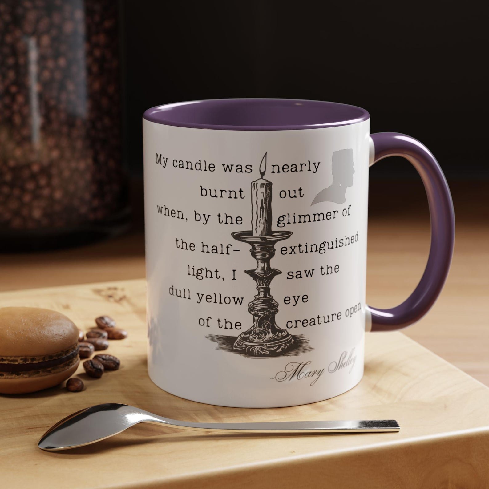 Frankenstein Coffee Mug: Mary Shelley Quote, Gothic Horror Gift - Etsy