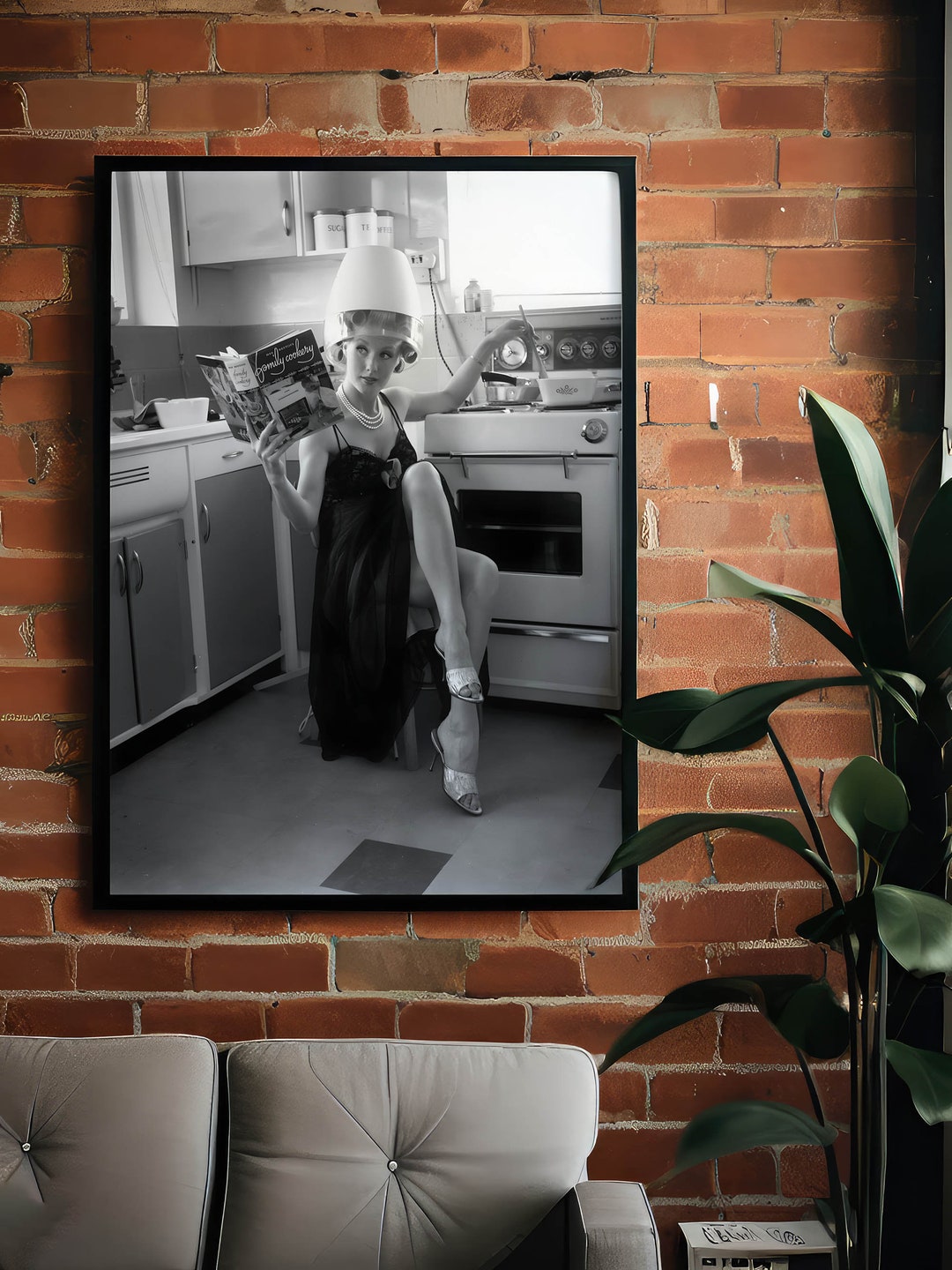 Feminist Poster, Barbara Roscoe Wall Art, Vintage Black and White Print ...