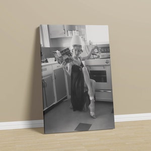 Feminist Poster, Barbara Roscoe Wall Art, Vintage Black and White Print ...