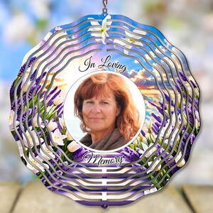 In Loving Memory of Wind Spinner Custom Png File Memorial Wind Spinner ...