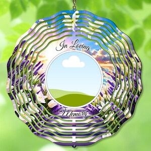 In Loving Memory of Wind Spinner Custom Png File Memorial Wind Spinner ...