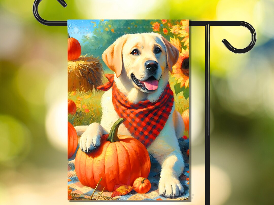 Labrador Retriever Garden Flag 12x18 Garden Flag Sublimation Design ...