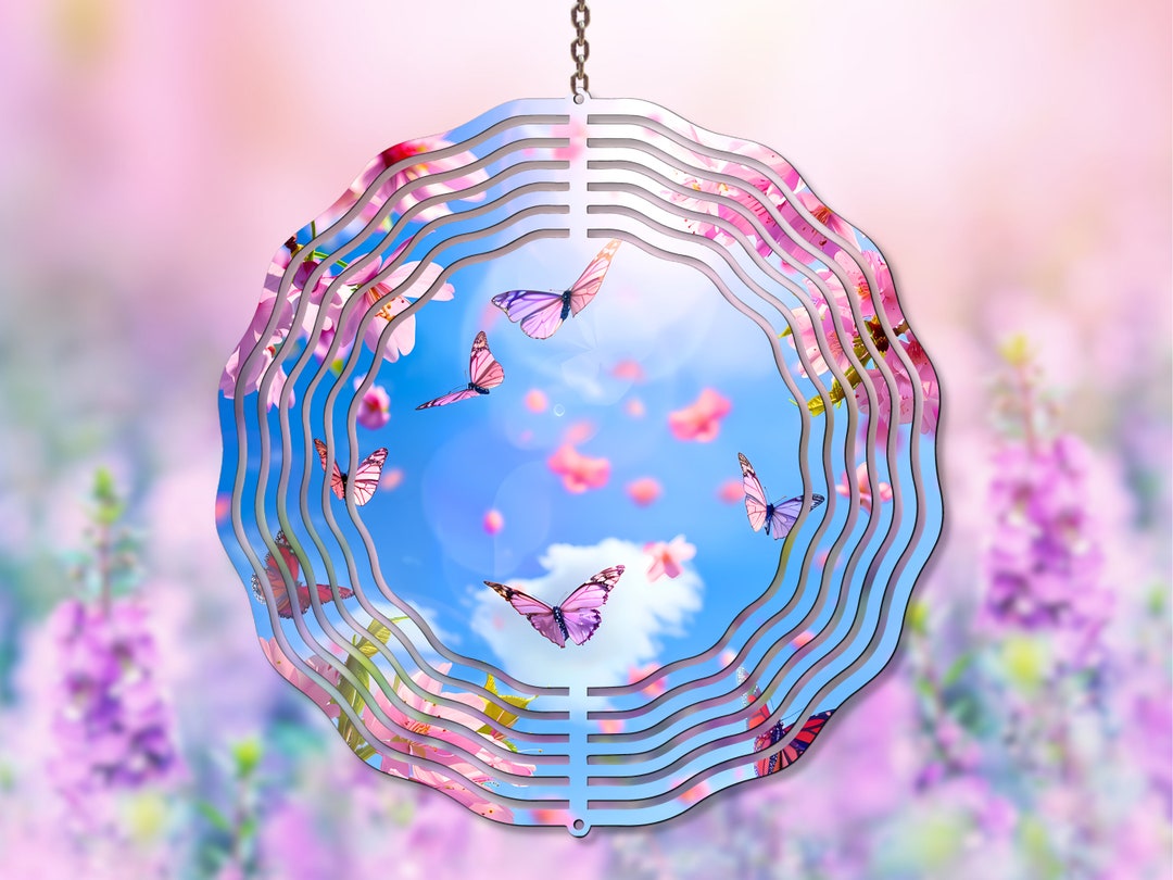 Wind Spinner Butterfly Wraps Sublimation Designs for Spinners Digital ...