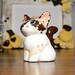 Ragdoll Cat Figurine, Tiny Cat Lover Present, Kawaii Gift. Siamese Cat ...