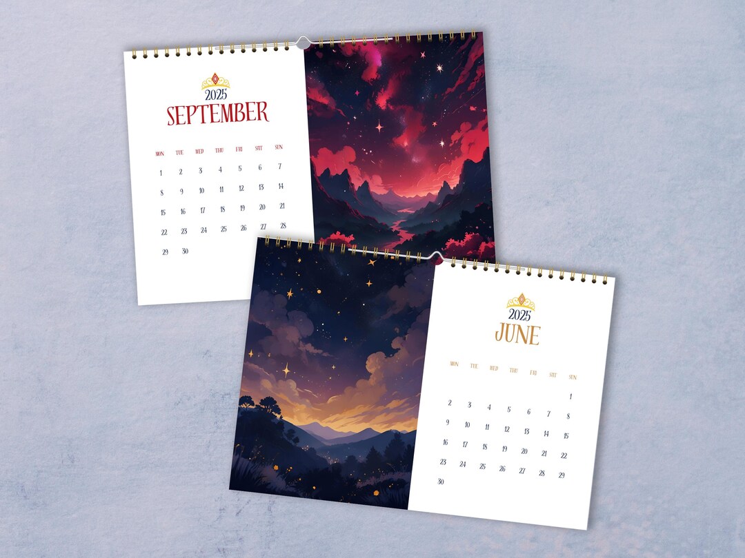 A3 A4 A5 January 2025 Calendar for Work or Home. Yearly Calendar With ...