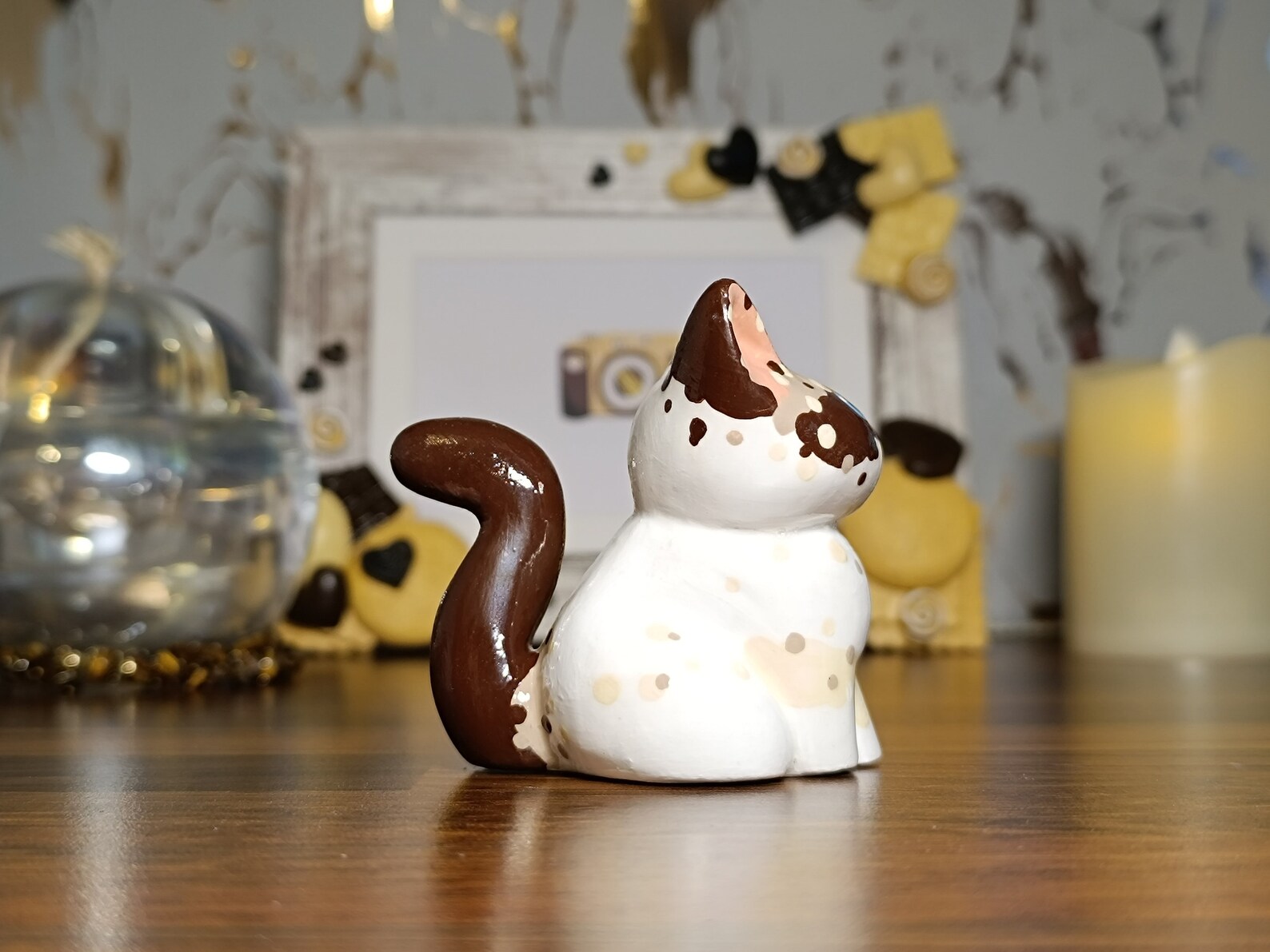 Ragdoll Cat Figurine, Tiny Cat Lover Present, Kawaii Gift. Siamese Cat ...