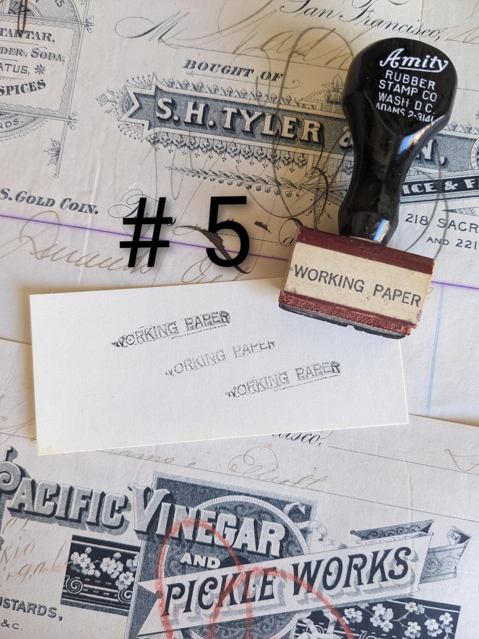 VINTAGE Office STAMPS. Wood Rubber Stamps Hand Stamping Typography ...