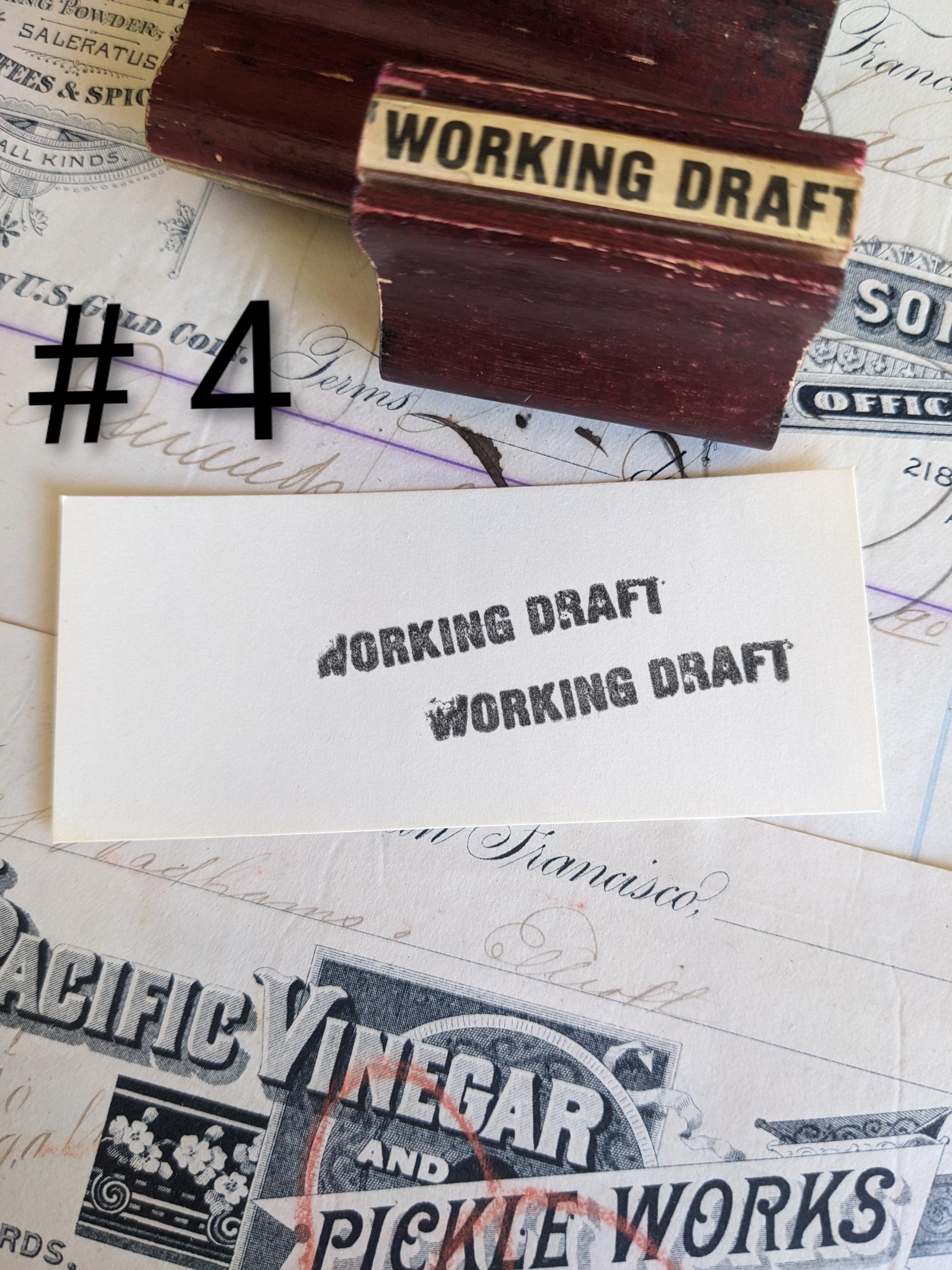 VINTAGE Office STAMPS. Wood Rubber Stamps Hand Stamping Typography ...