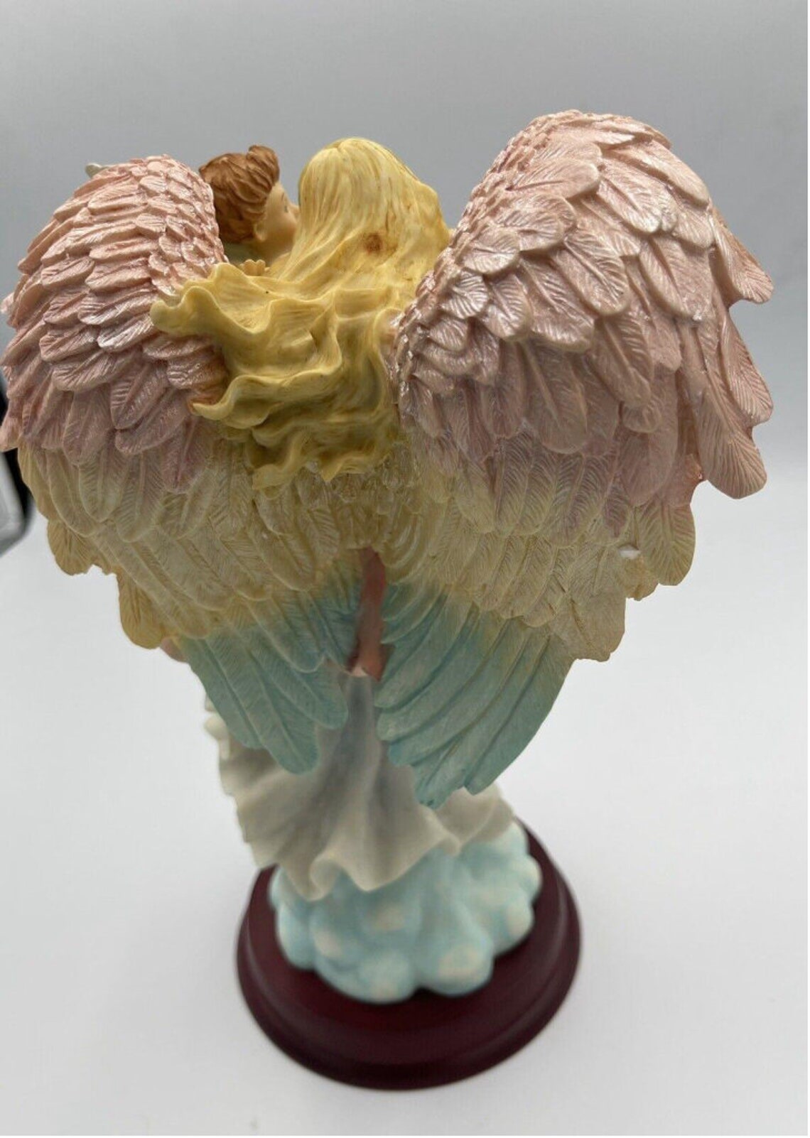 La Verona Collection Angel With Cherub Christian Figurine Statue ...
