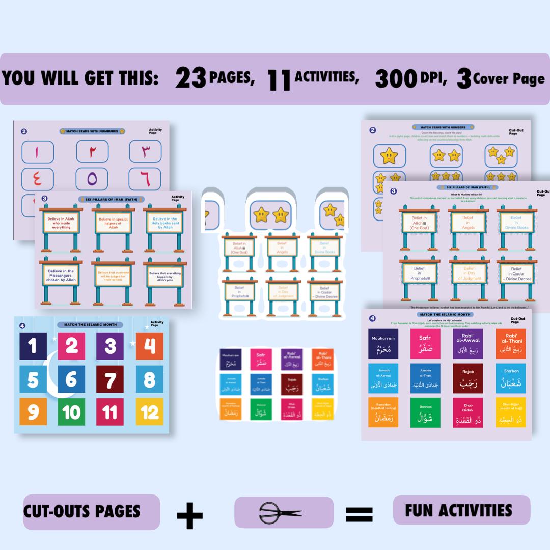Islamic Printable Learning Binder – Busy Book for Muslim Kids PDF ...