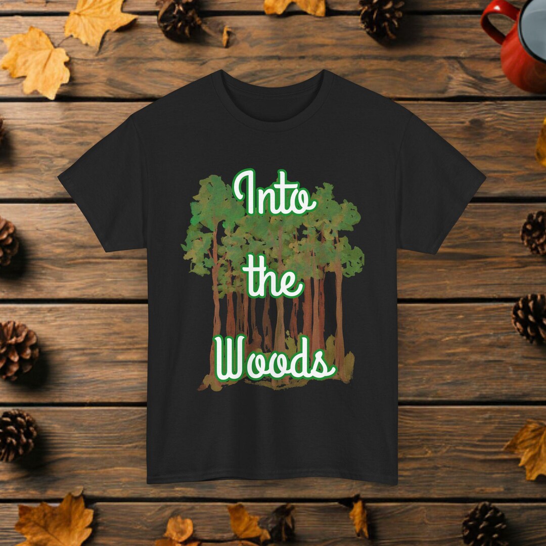 Forest Hike T-shirt Nature Trail Tee Into the Woods Graphic Tee Outdoor ...