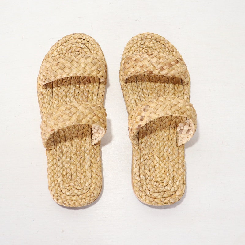 Straw Shoes - Etsy