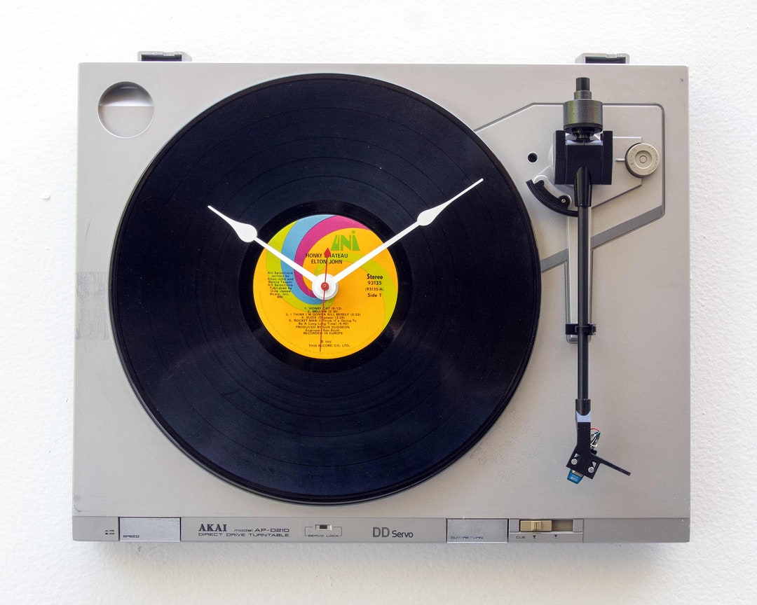 Recycled Turntable Clock Music Record Album Player - Etsy