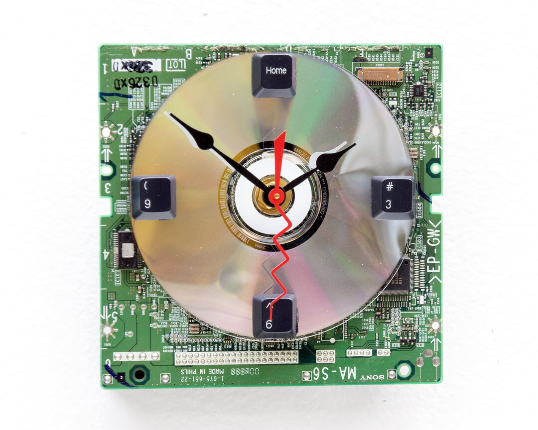 Circuit Board Clock Geek Nerd Recycle Upcycle Reuse - Etsy