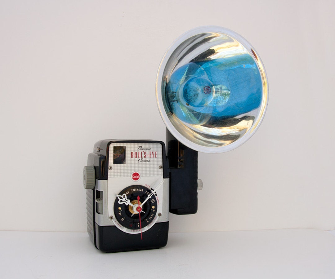 Kodak Bullseye Brownie Camera Clock, Vintage, Antique, Clock, Recycle ...