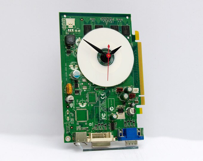Computer Video Card Circuitboard Clock - Etsy