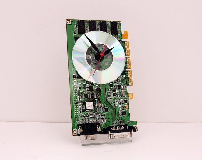 Computer Video Card Circuitboard Clock - Etsy