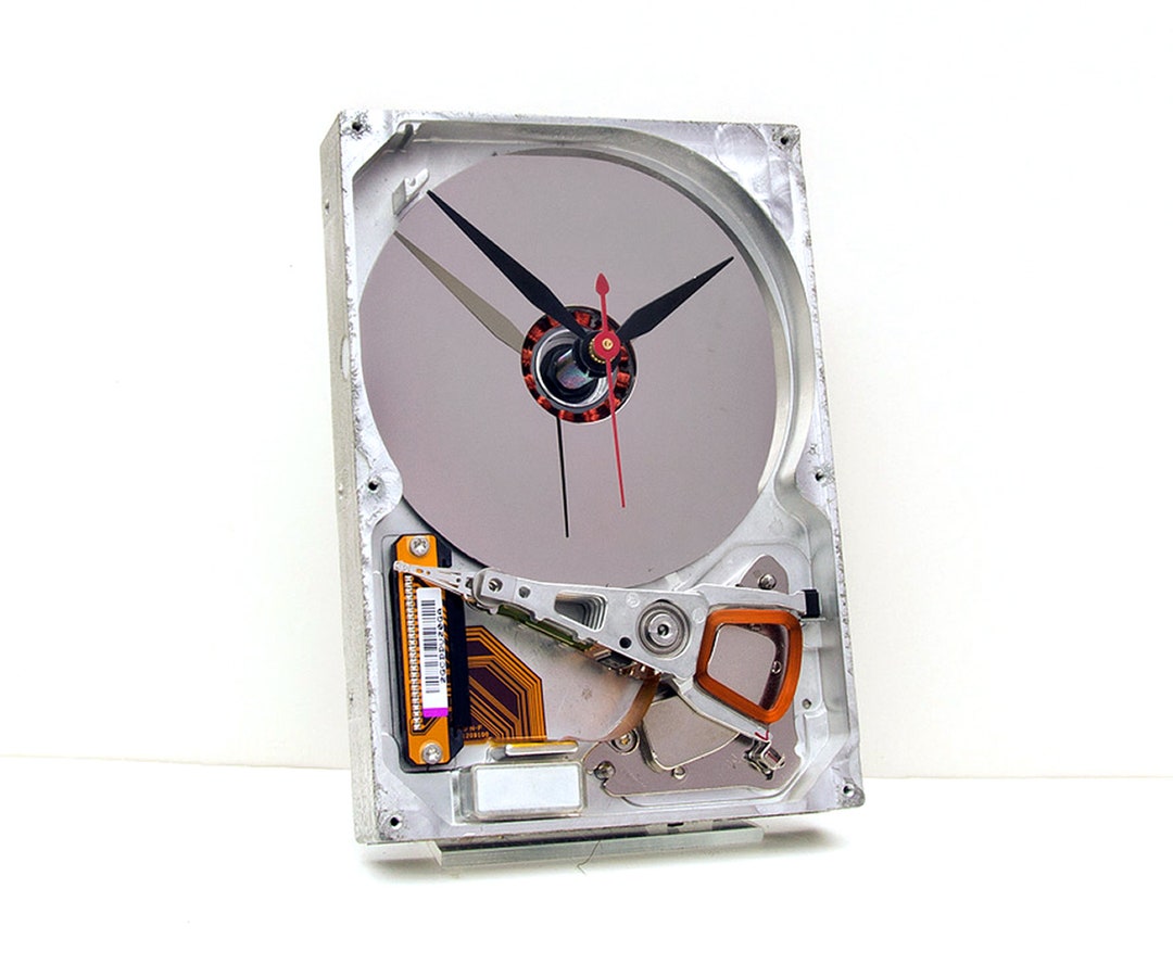 Hard Drive Clock Geek Nerd Computer PC Mac Tech - Etsy
