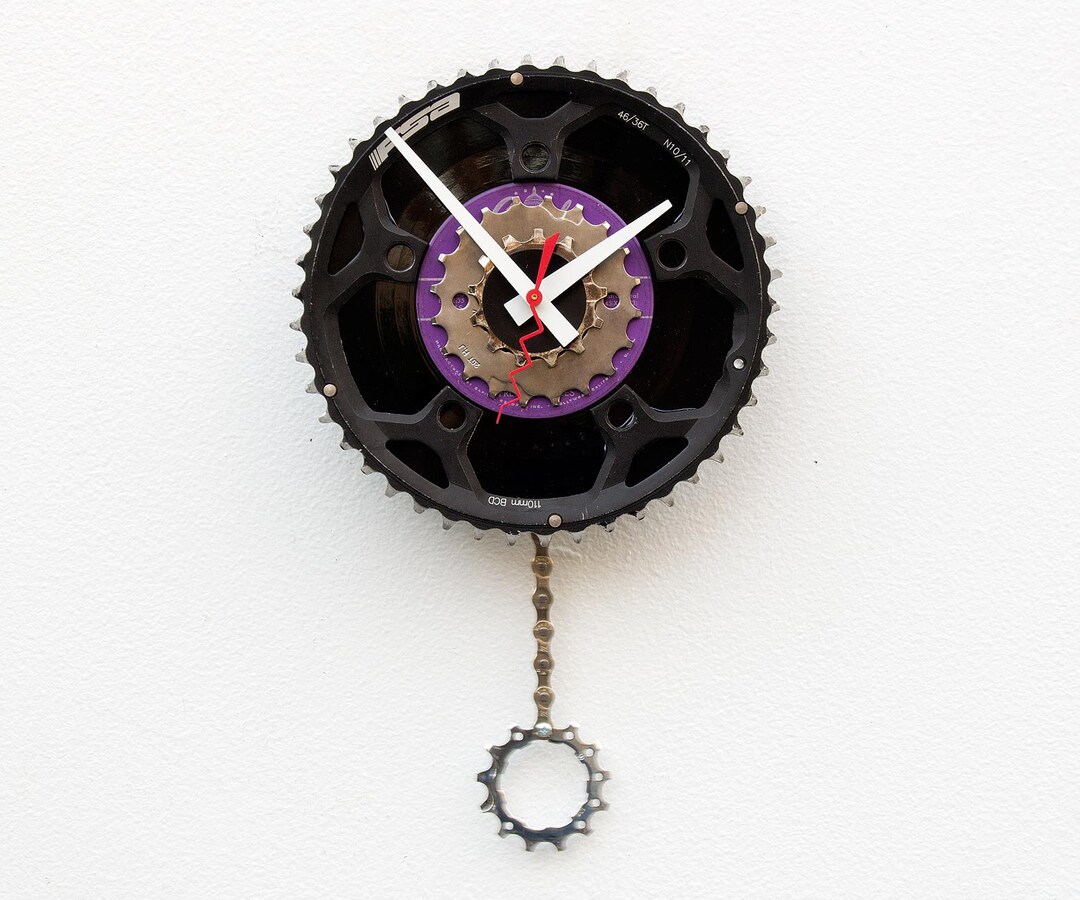 Bike Gear Clock Cycle Boyfriend Girlfriend Bicycle - Etsy