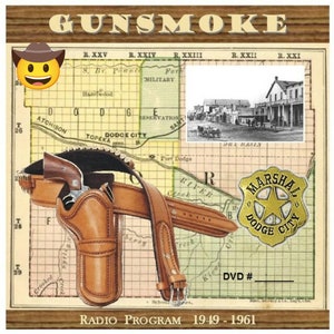 480+ Gunsmoke Radio Episodes - the Complete Remastered Collection (1952 ...