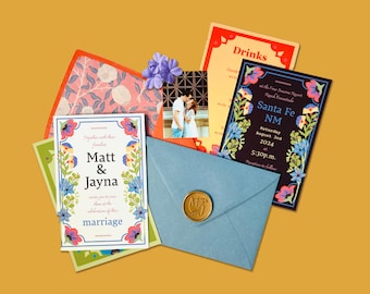 Custom Wedding Invitations / Custom Illustrated Wedding Invitations ...