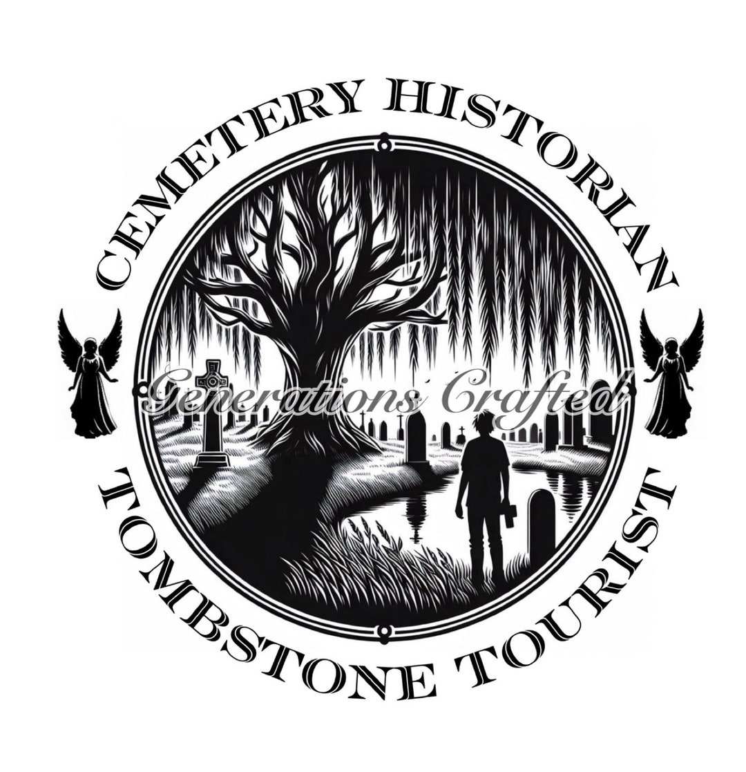 Cemetery Historian SVG and PNG (male Version) - Etsy