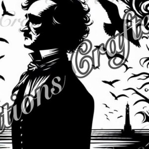 The Tale of Poe SVG and PNG - Etsy