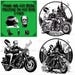 Frank and His Bride Cruising on a Motorcycle Three Pack SVG and PNG ...