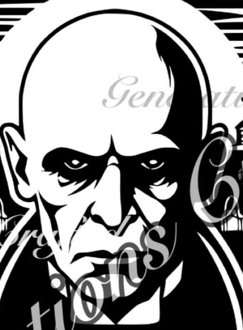 Nosferatu the First Vampire SVG and PNG - Etsy